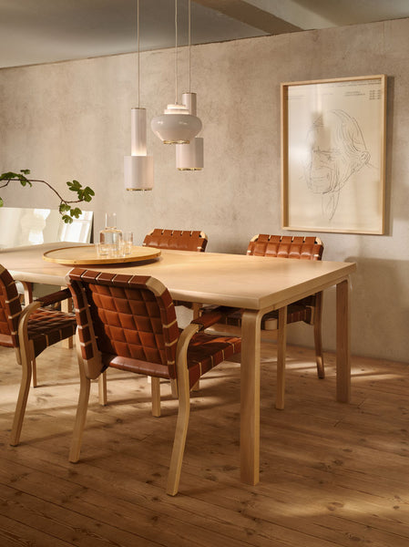 アームチェア 45 ナチュラル ラッカー レザー Elegance ウォルナット – Artek Tokyo Store